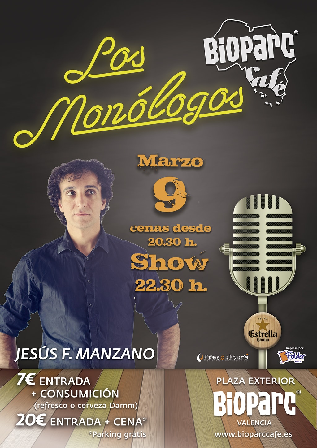 Los Monólogos de BIOPARC Café reciben a Jesús Manzano